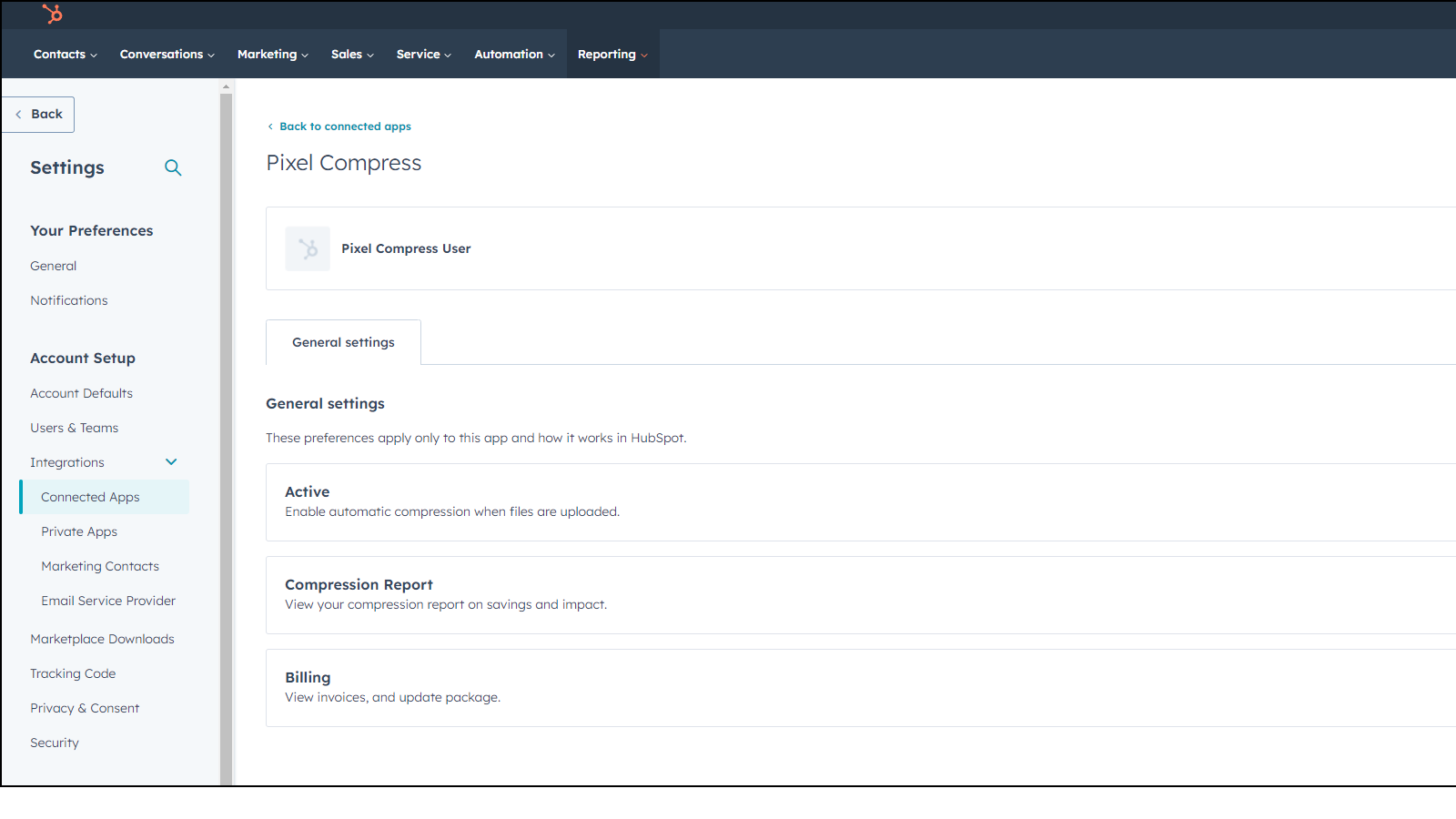 Pixel Compress HubSpot Integration | Connect Them Today